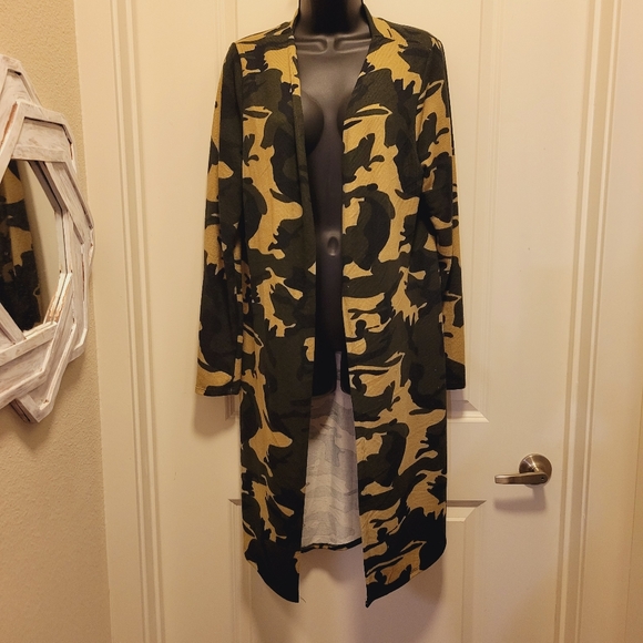 boutique | Tops | Camo Boutique Duster | Poshmark